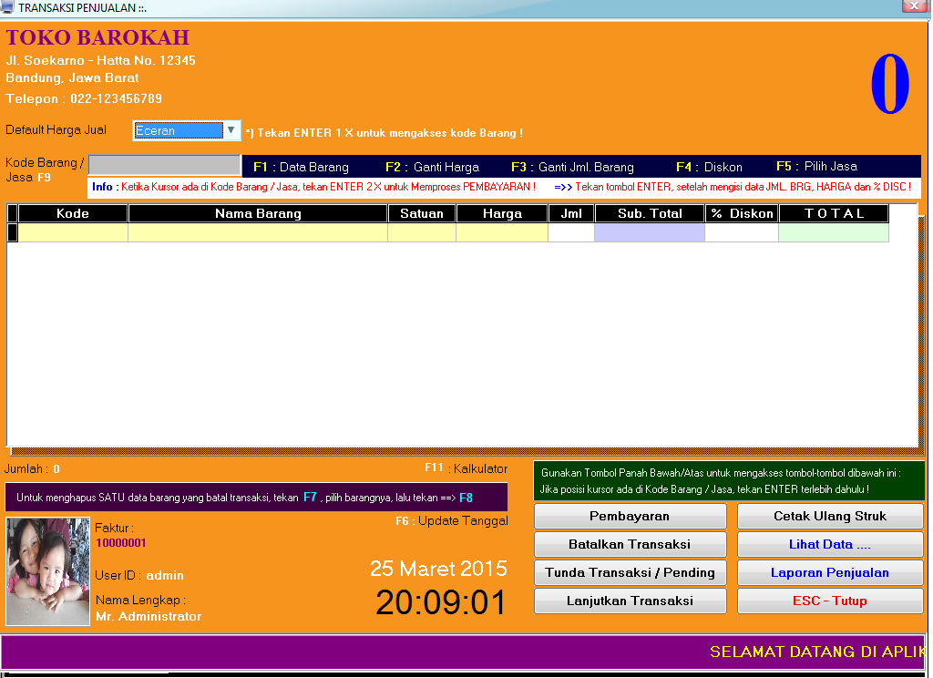 Aplikasi Toko Siap Pakai, Mudah dan Praktis ( GRATIS )