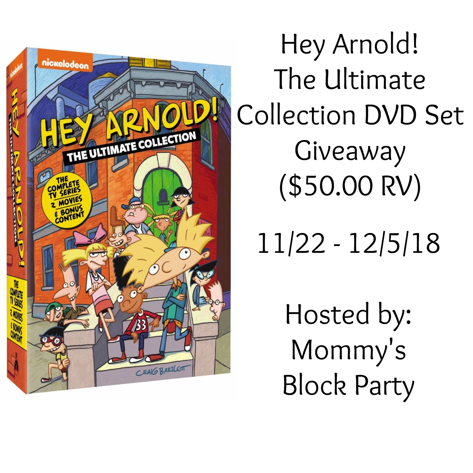 Hey Arnold: The Ultimate Collection on DVD #Giveaway #MBPHGG18 - Mommy ...