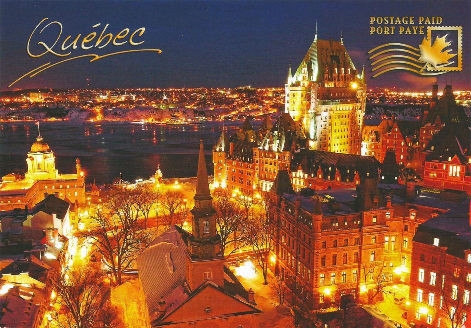 Postcards on My Wall: Historic District of Old Québec, Canada (UNESCO)