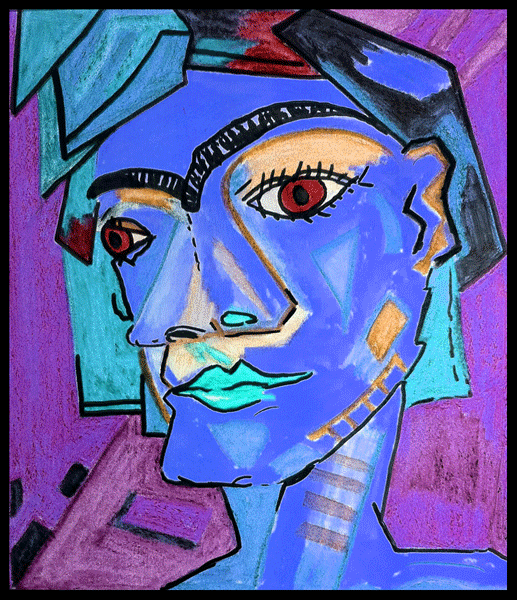 Butterfly Mind: FACE NO 13 FOR 29 FACES FEBRUARY 2014