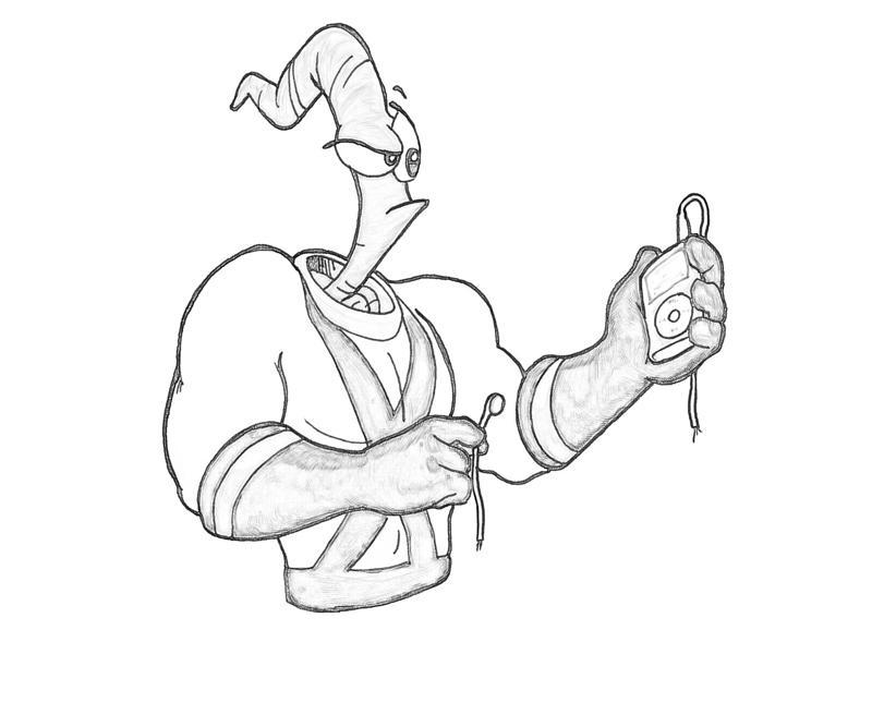 Earthworm Jim Coloring Pages Coloring Coloring Pages
