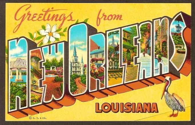 new-orleans-vintage-postcard.jpg (682×437) | Travel postcard, Postcard ...