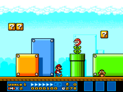Macbee: Super Mario Bros. 3 Mockup (Sega Master System)