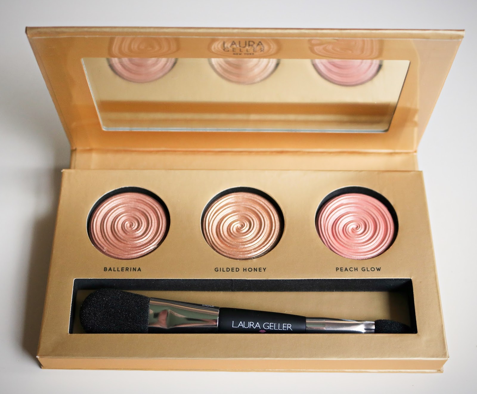 Laura Geller Baked Gelato Swirl Illuminator Palette | I Am Fabulicious
