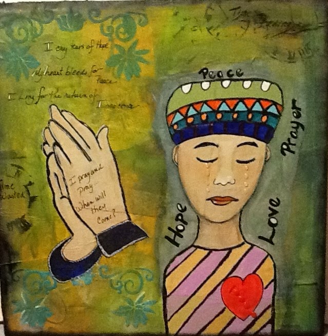 Thoughts Along The Way: musings of a pilgrim: Creating painting for A ...