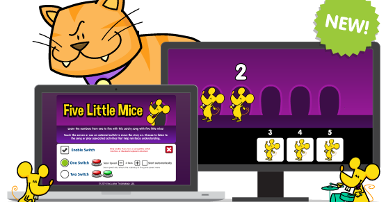 HelpKidzLearn: Five Little Mice - Games and Activities