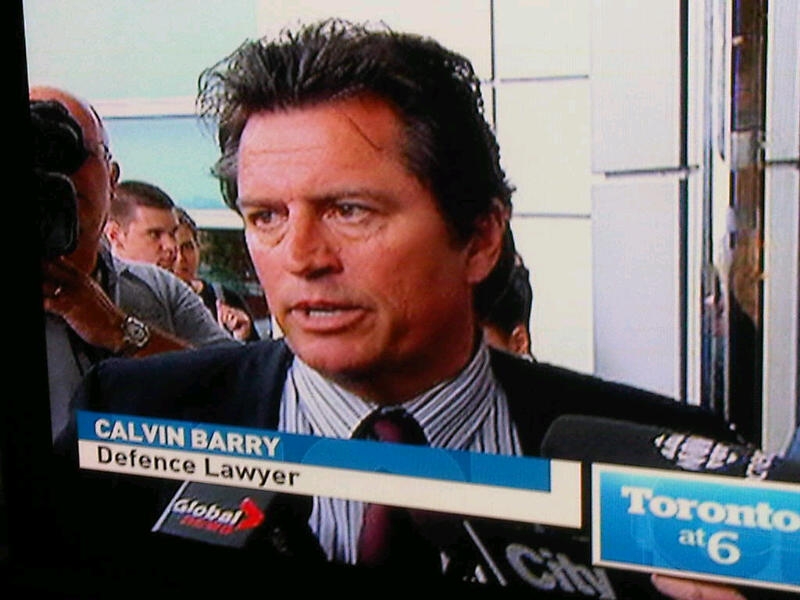 Calvin Barry - Toronto Criminal Lawyer Blog: Calvin Barry