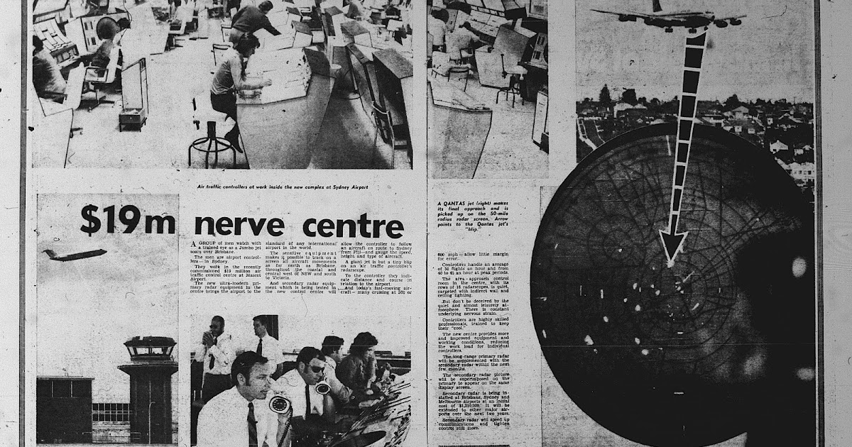 Fab Sydney Flashbacks: 1972: Inside the Sydney Airport Control Tower