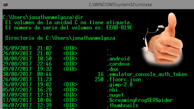 Enorme listado de comandos para Windows (CMD)
