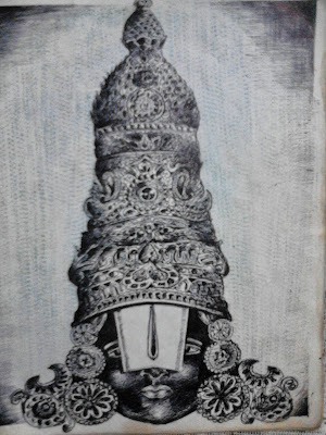 My Pencil Sketches: Lord Venkateswara