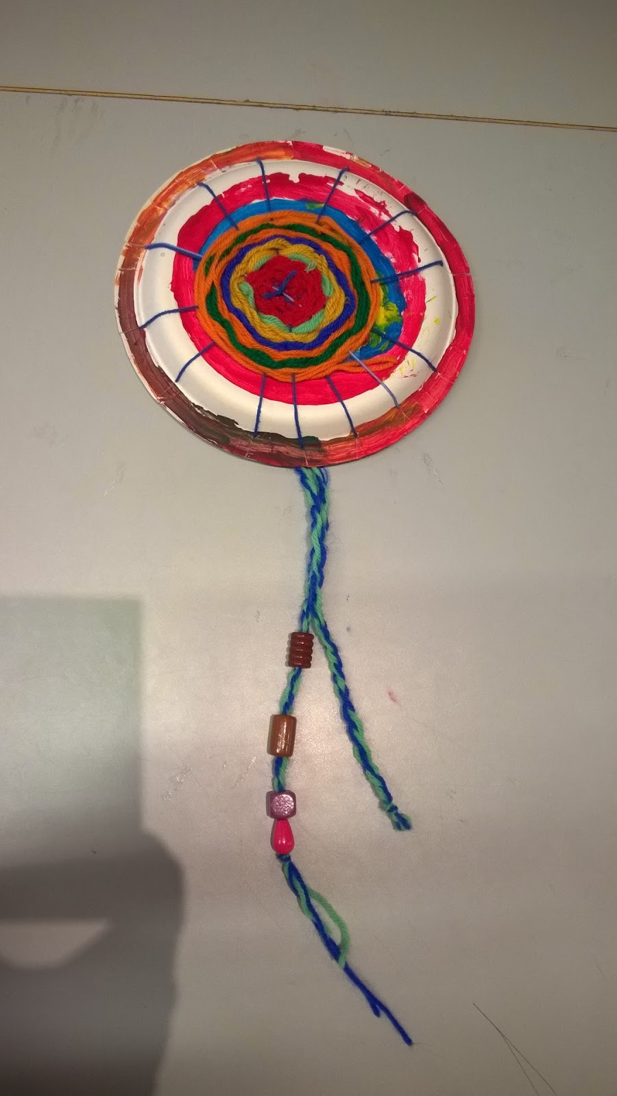 Kunst og håndverk Cicignon: Rundvev i samiske farger, ble en ...