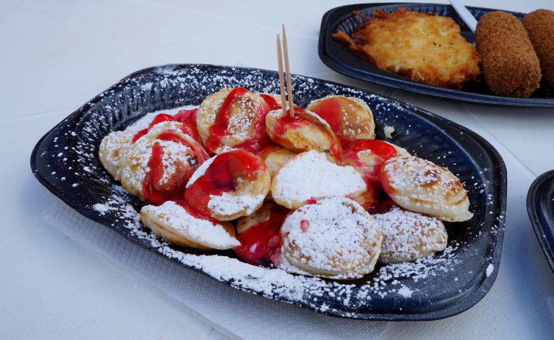 Yellow Eggs: Dutch Poffertjes