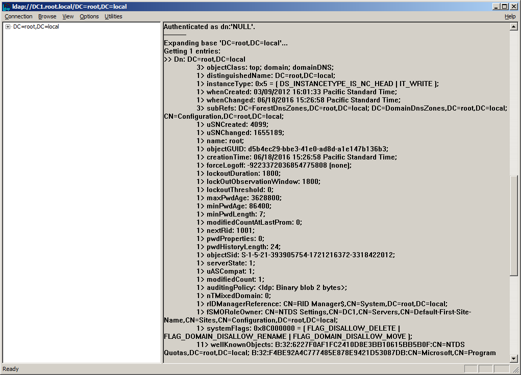Active Directory Security Blog: LDP.exe for Active Directory - Download ...