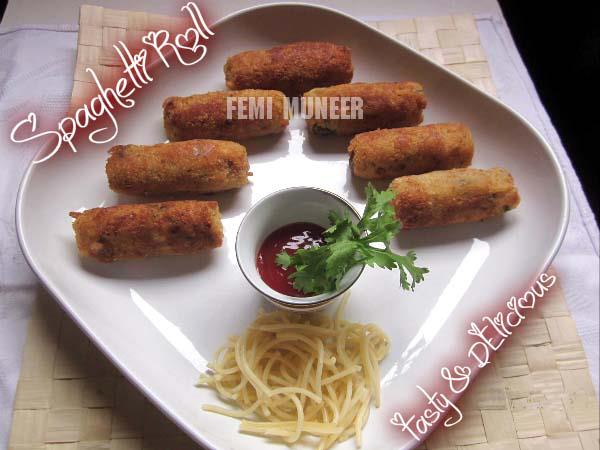 Tasty and Delicious: Spaghetti rolls