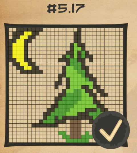 CrossMe Puzzles: Color #5.17 - Spruce