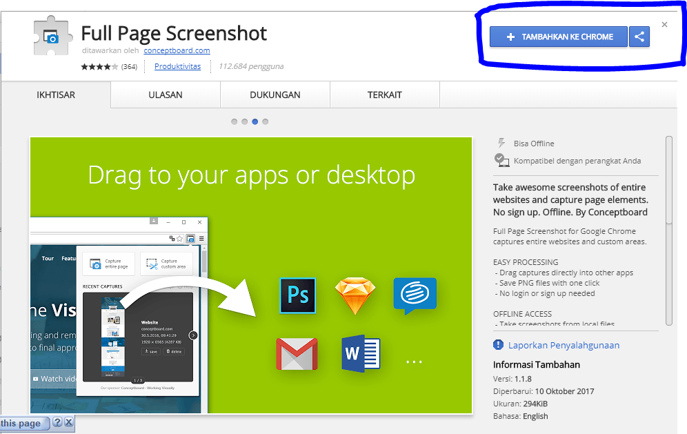 Cara Mengambil Screenshot Full/Penuh Halaman Website - Jagoan Kode