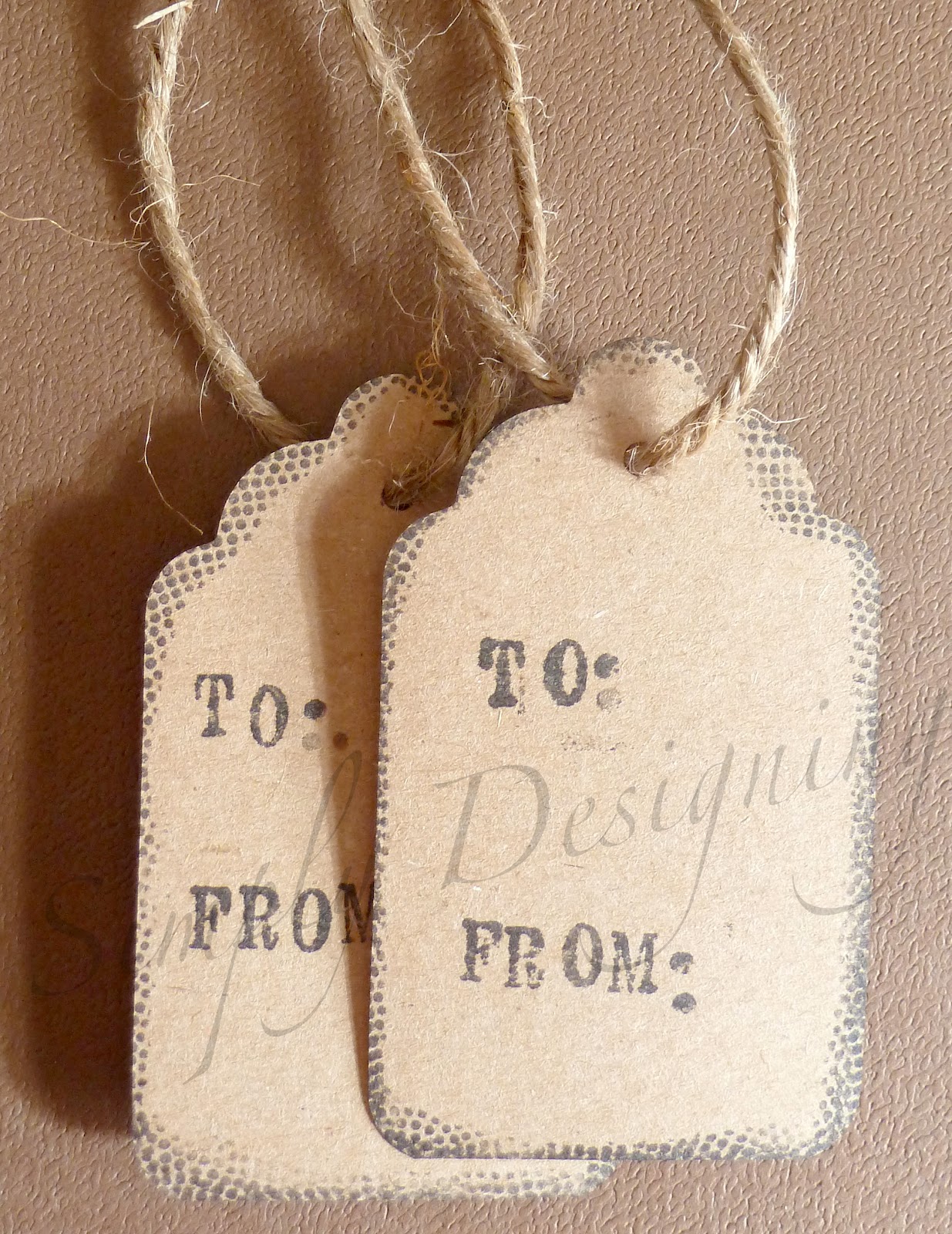 Quick and Simple Gift Tags | Simply Designing with Ashley