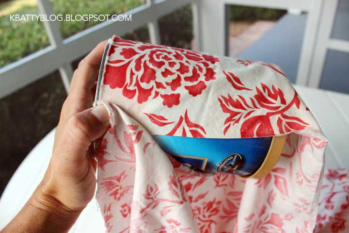 K. Batty Blog: Arts & Crafts :: Coffee Can Vase