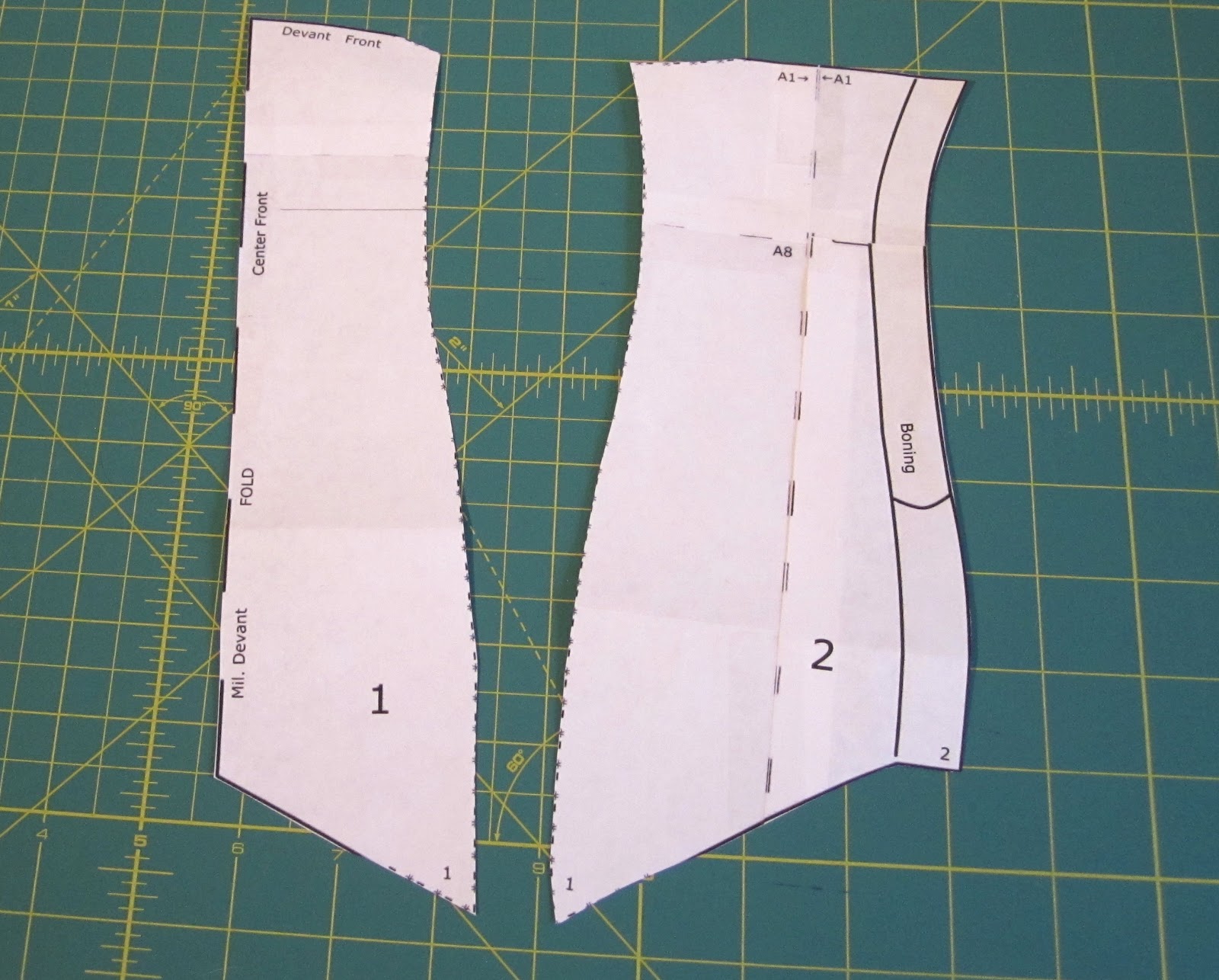 A Few Threads Loose: Ooh la la Pin Up Sew-Along... Grading Your Pattern Up Or Down.