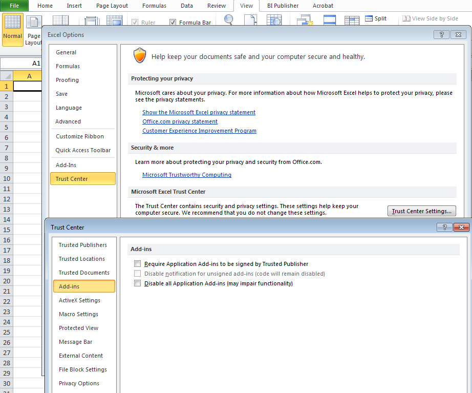 Oracle Apps Solutions: Web ADI - Excel 'Run-time error 91' Error