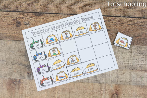 Farm CVC Word Family Games | Totschooling - Toddler, Preschool ...