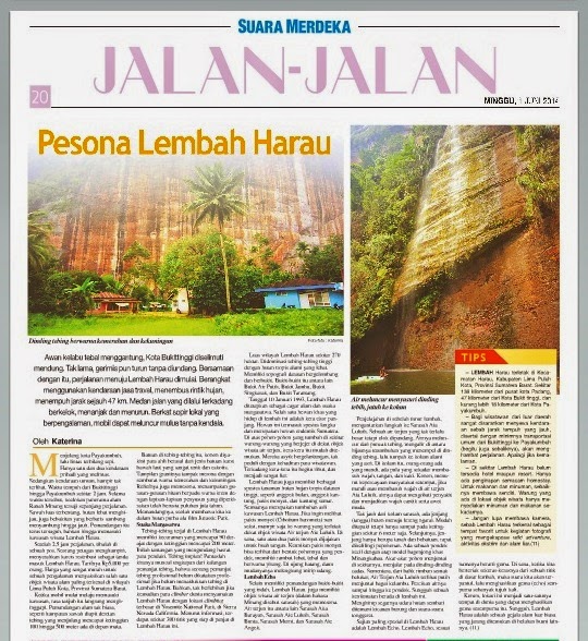 Dimuat Di Harian Umum Suara Merdeka Minggu 01 Juni 2014 - TᖇᗩᐯEᒪEᖇIEᑎ