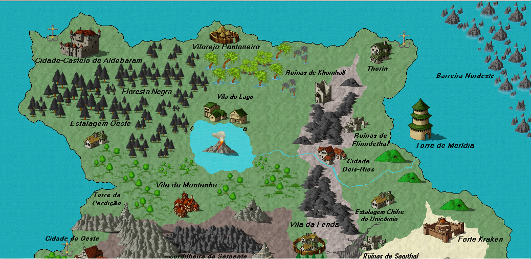 RPG da Hu3ira: Mapa do Mundo