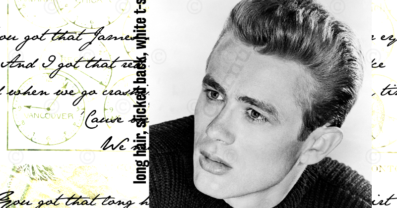 Anne's Creative Cornucopia: "James Dean / Taylor Swift / Style" - Postcard