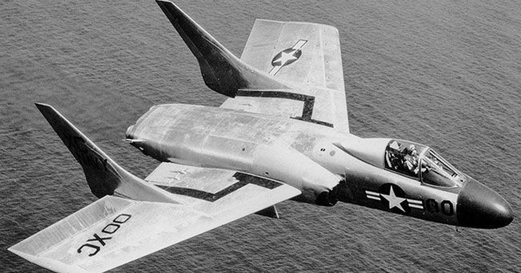 AVIÕES MILITARES: Vought F7U Cutlass