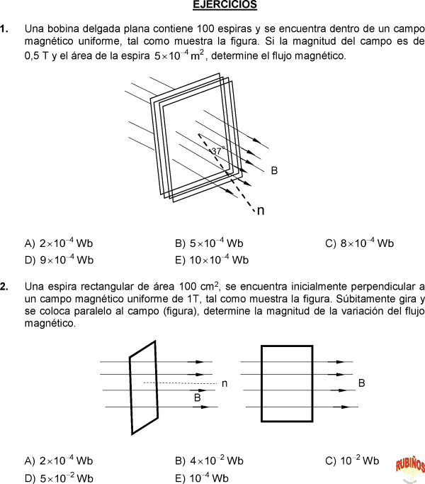ELECTROMAGNETISMO PROBLEMAS RESUELTOS DE EXAMEN ADMISIÓN UNIVERSIDAD PDF