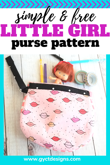 Little Girls Purse Pattern for the Kiss Me Kate Blog Tour | Sew Simple Home