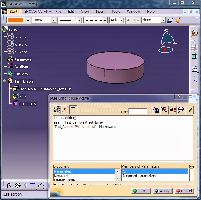 Could You Talk Us Something About Your Catia?: Rule Example(01) :Change ...