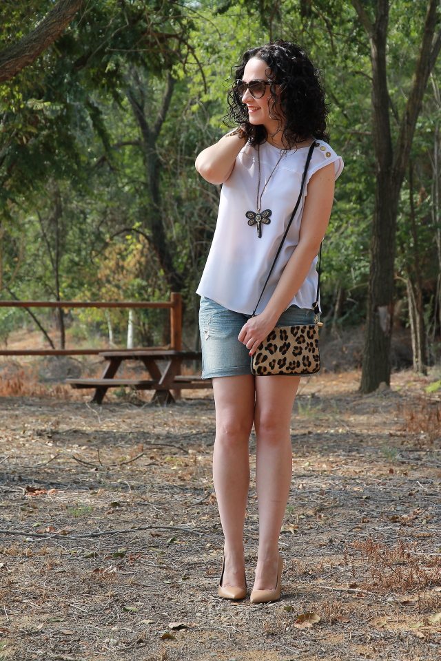Top Asimetrico Bermudas Tejanas Black Dress Inspiration