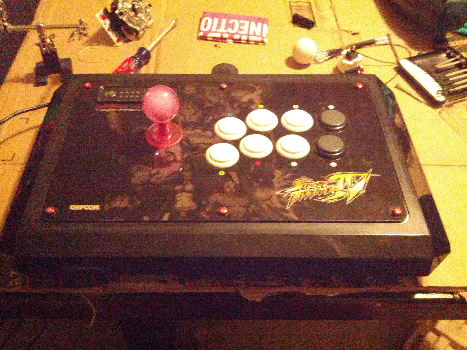 Hidden Missiles!: MadCatz TE-R2: Seimitsu LS-58 Stick Swap
