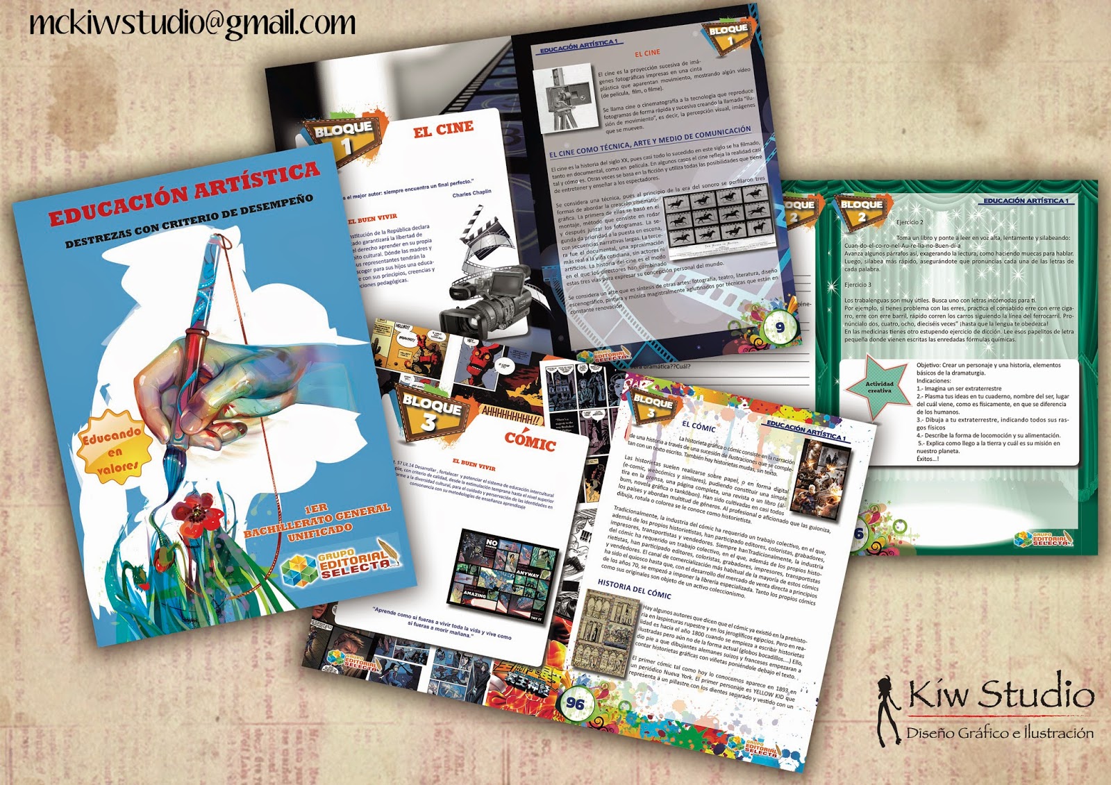 Kiw Studio: DISEÑO Y DIAGRAMACIÓN DE LIBRO