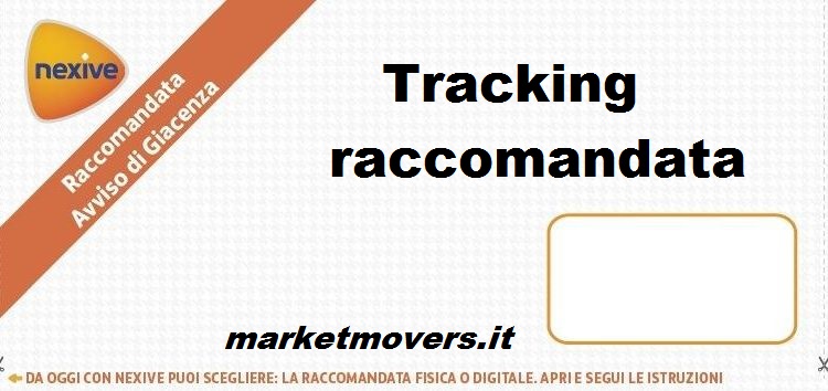 Tracciamento raccomandata Nexive, di che si tratta?