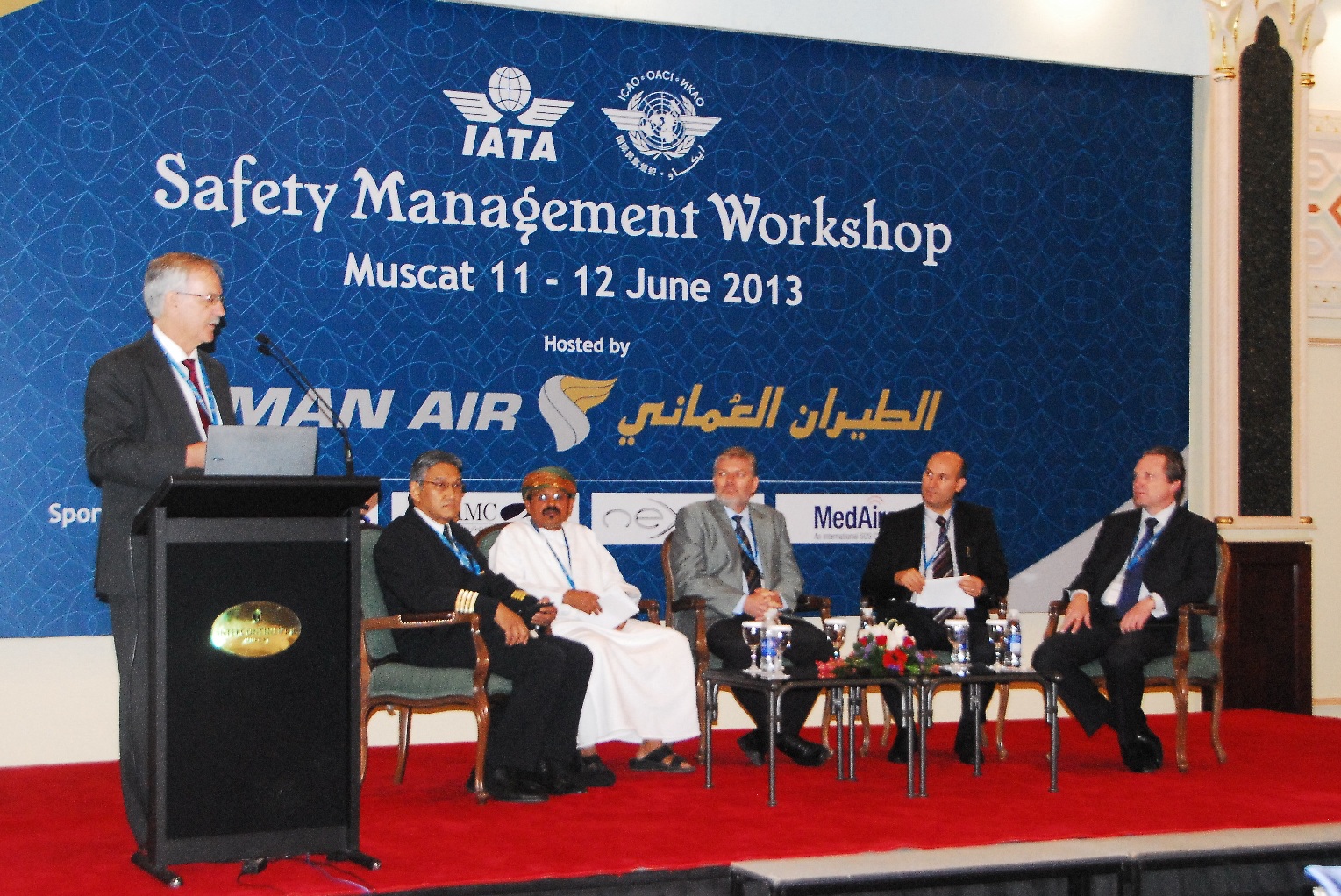 OMAN Air Sponsors the Gulf Flight Safety Committee AGM ~ test