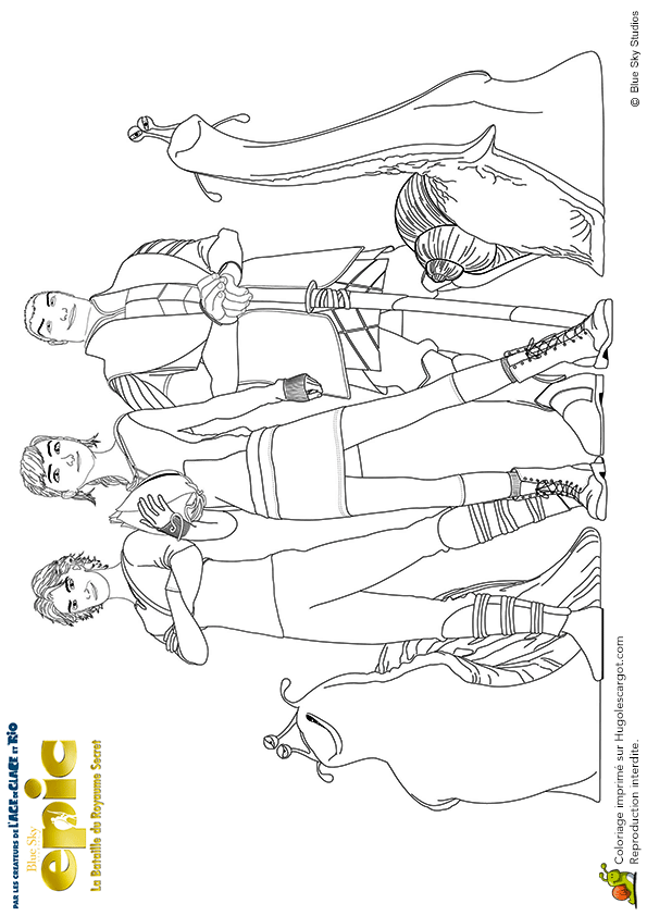 7 imagens para colorir de Epic / 7 Epic movie coloring pages