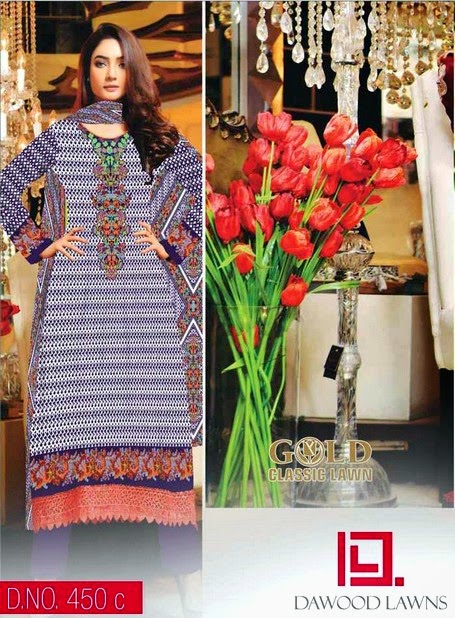 Dawood Gold Classic Lawn Collection 2014, Vol. 2 | Designers Fashion Style