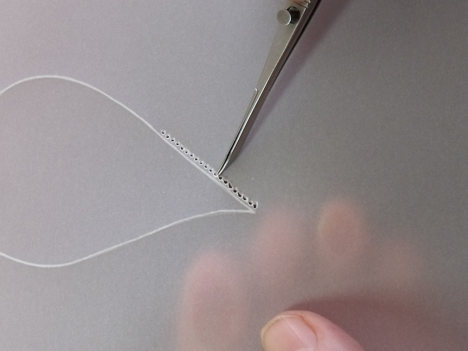 Perfect Parchment Craft Blog: Parchment Craft - Cutting a Picot Edge
