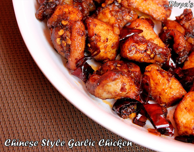 Cook like Priya: Garlic Chicken Recipe | Chinese Restaurant Style ...
