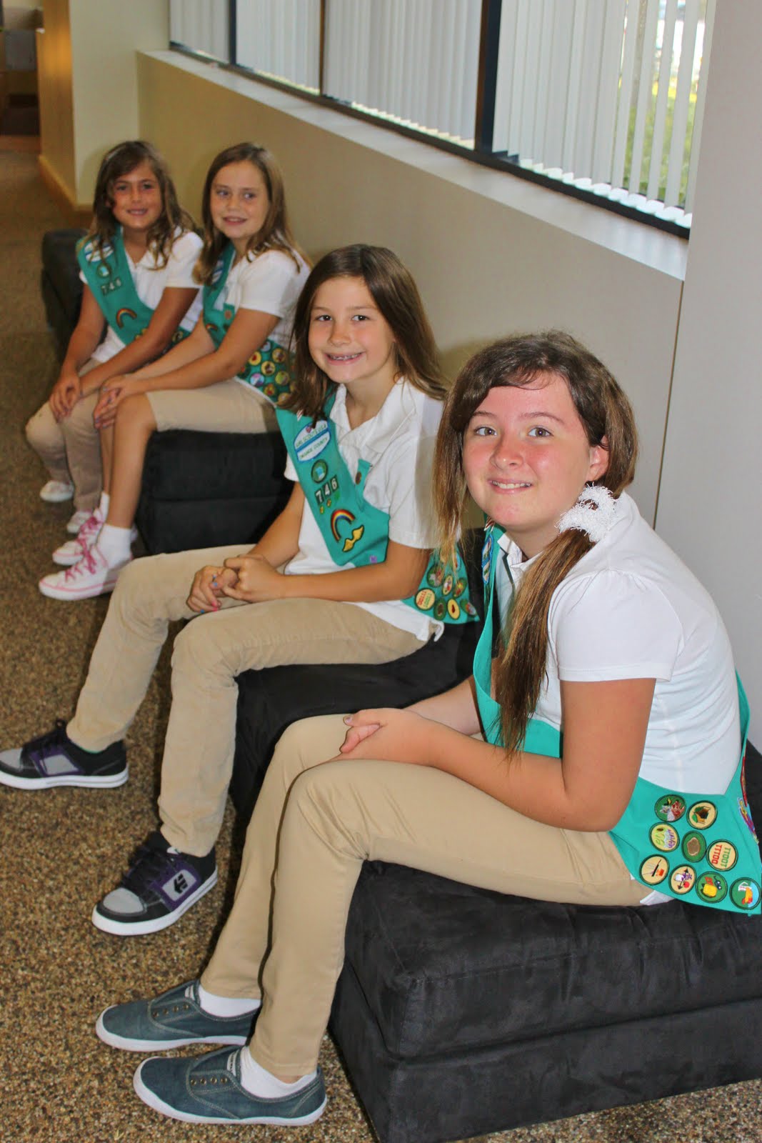 HUNTINGTON BEACH GIRL SCOUT TROOP 746: LEARNING ABOUT FASHION AT METAL ...
