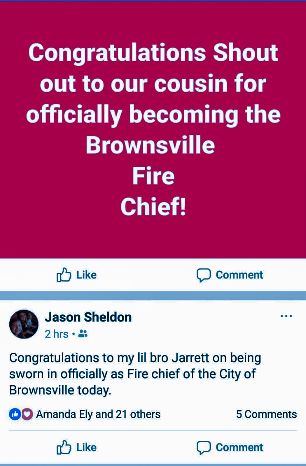 EL RRUN RRUN: THE OTHER FIRE BOOT DROPS: SHELDON NAMED FIRE CHIEF. THE ...