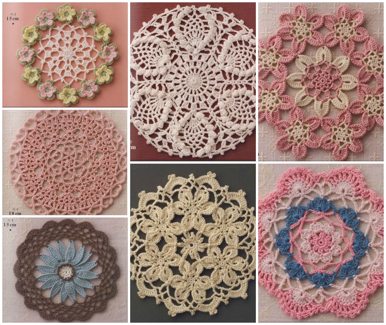 Ergahandmade: Crochet Little Doilies + Diagrams