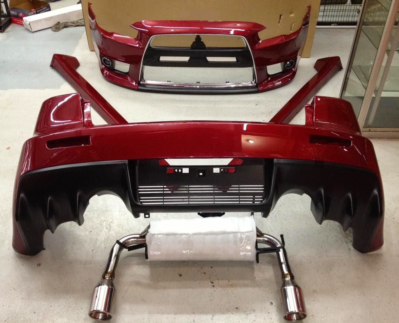 MING HONG MOTORSPORT : PROTON INSPIRA CONVERT TO EVO X BODYKIT （PP）