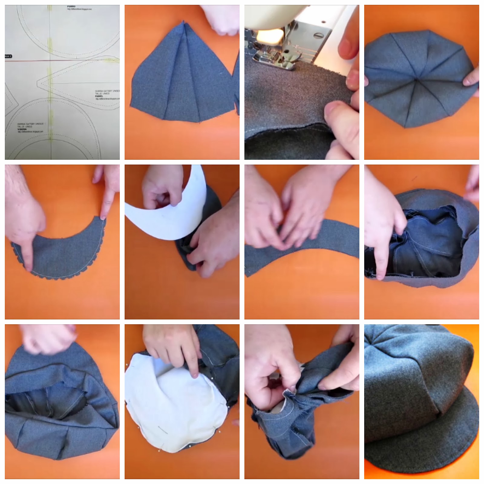 DIY: Gorra Gatsby - Coser fácil