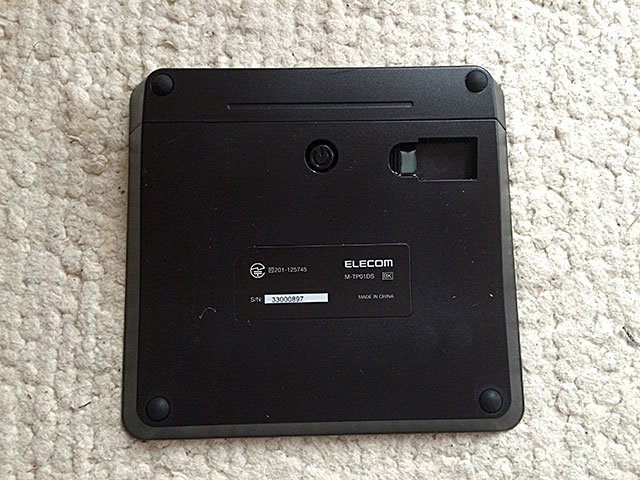 ネオ自宅警備員のレビューブログ: ELECOMワイヤレスタッチパッド『M-TP01DS』レビュー