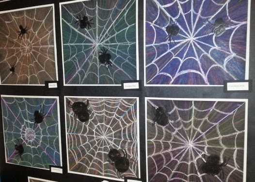 Mrs. Pearce's Art Room : Spider webs