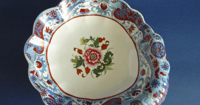Premier Antiques: Early Spode - 'Clobbered' Pattern 2635