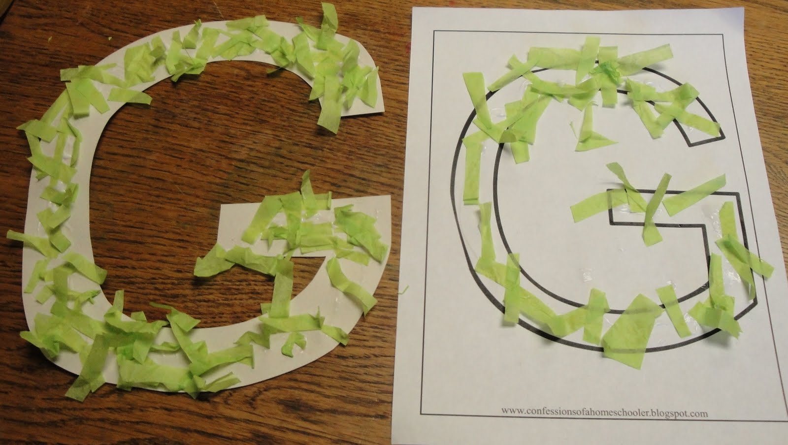 Ceaseless Praises: Preschool - Letter G!